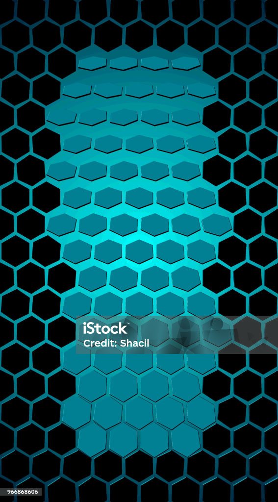 Hexagon Vector Texture Hexagonal Grid Repeat Pattern Geometric Pattern