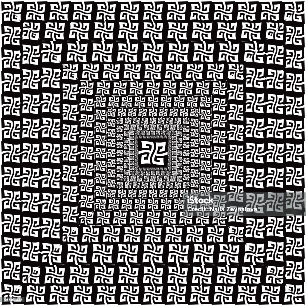 Meander 그리스 키 원활한 벡터 테두리 패턴입니다 블랙 화이트 0명에 대한 스톡 벡터 아트 및 기타 이미지 0명 고대