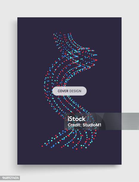 Pilin Templat Desain Sampul Struktur Koneksi Desain Kisi Abstrak