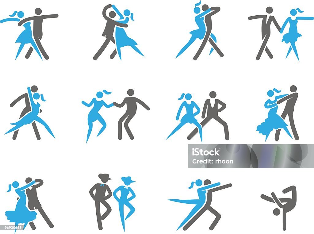 댄스 12 가지 방법으로 춤에 대한 스톡 벡터 아트 및 기타 이미지 춤 커플 라인 댄스 Istock