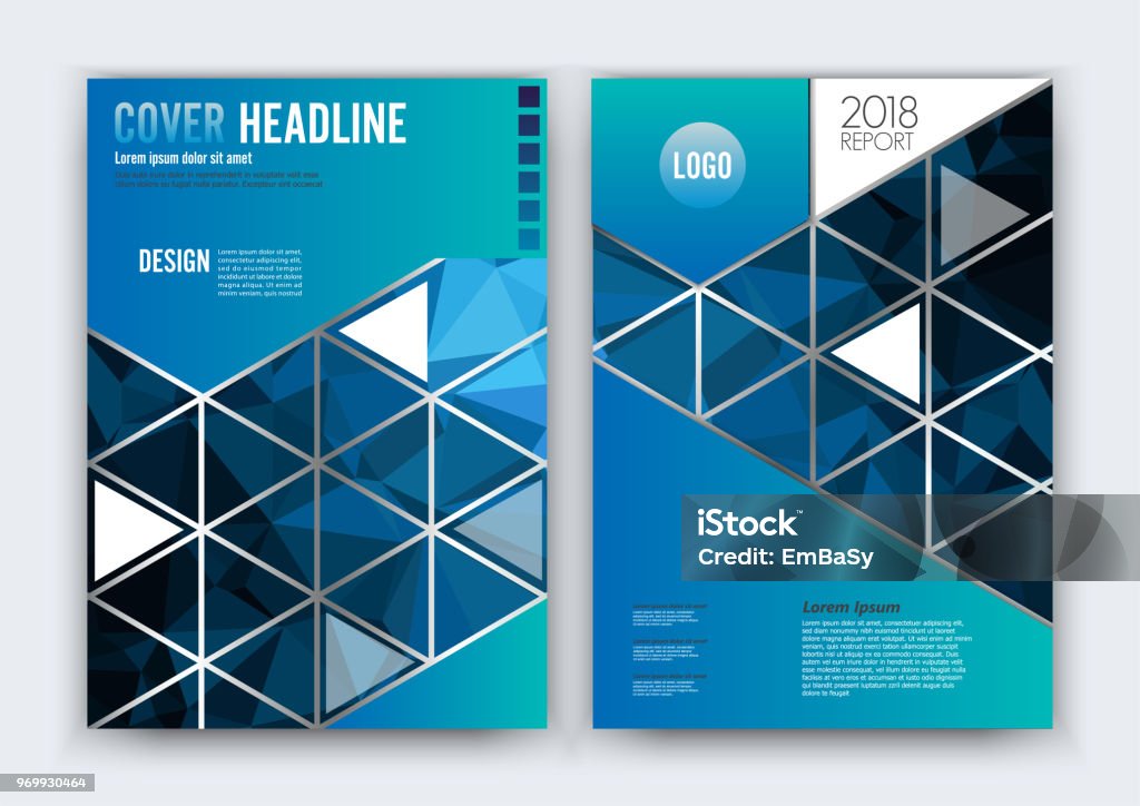 Vector Brosur Flyer Desain Layout Template Ukuran A4 Desain Kurva Tata