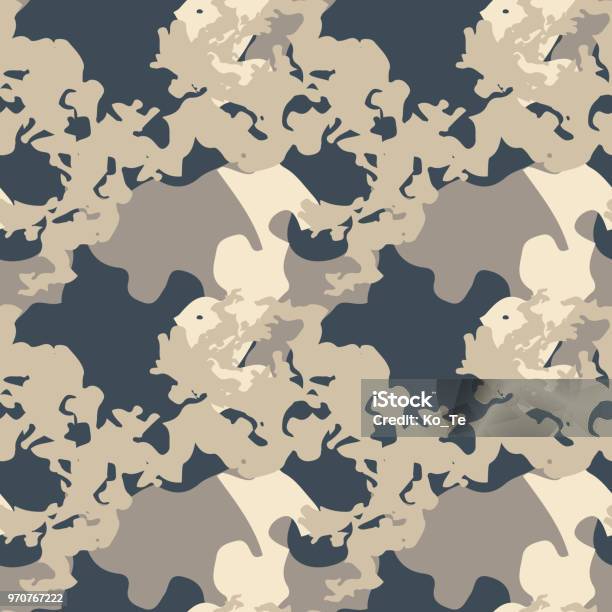 Latar Belakang Camo Abstrak Sebagai Kamuflase Perkotaan Dalam Nuansa