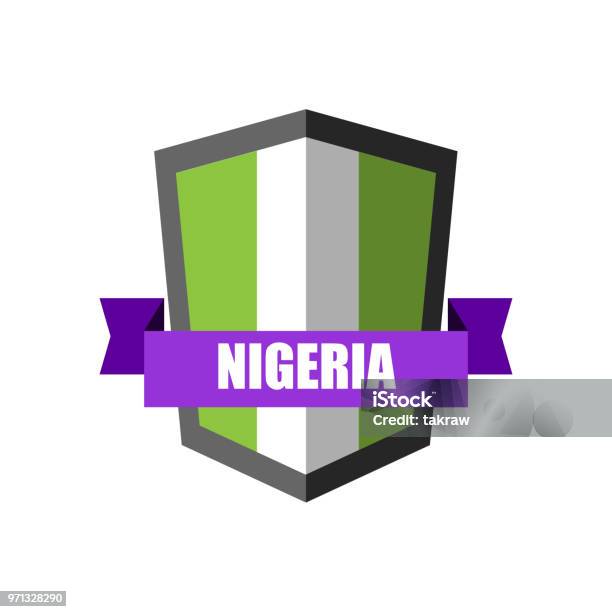 Nigeria Perisai Bendera Nasional Vektor Ilustrasi Stok - Unduh Gambar ... Nigeria Perisai Bendera Nasional Vektor Ilustrasi Stok - Unduh Gambar ...