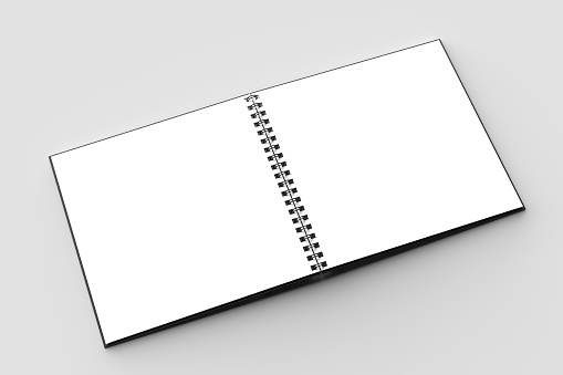 Notebook Persegi Pengikat Spiral Mengejek Dengan Penutup Hitam ... Notebook Persegi Pengikat Spiral Mengejek Dengan Penutup Hitam ...