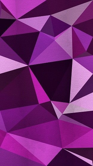 Pola Geometris Abstrak Dengan Segitiga Ungu Ungu Merah Muda Dan Fuchsia