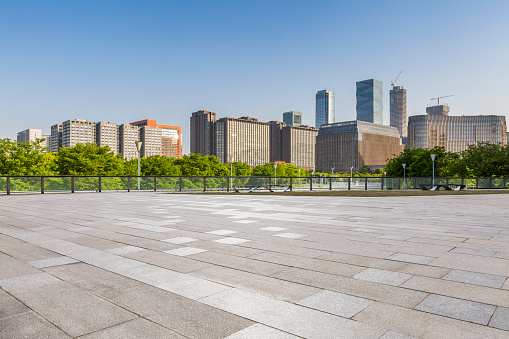Photo Libre De Droit De Skyline Panoramique Et Immeubles De Bureaux
