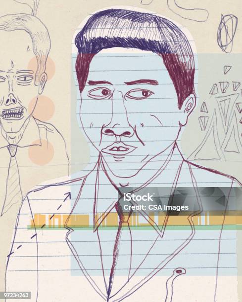 남자 사업가 걱정하는에 대한 스톡 벡터 아트 및 기타 이미지 걱정하는 공격성 괴롭힘 Istock