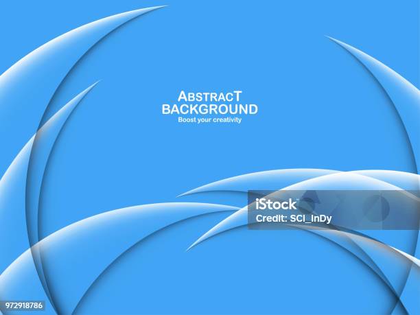 Latar Belakang Biru Abstrak Dengan Ruang Salin Untuk Teks Desain