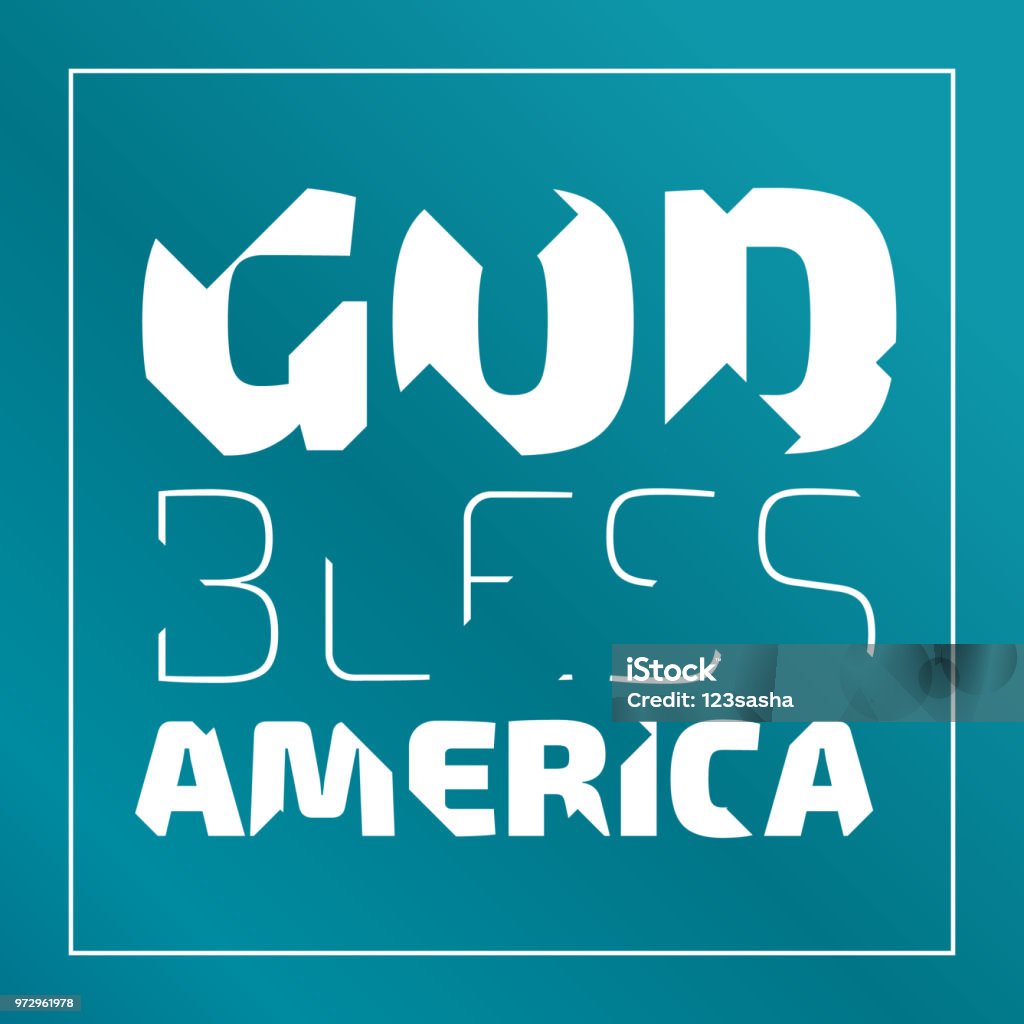 God Bless America Stock Illustration Download Image Now Badge
