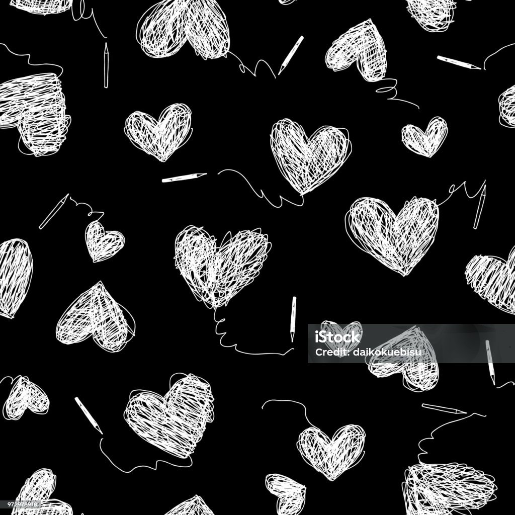 Heart Shaped Pattern Illustration Stock Illustration Download Image Now Abstract Adult