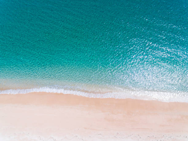 Free Stock Photo of Top view of calm beach with gentle waves | Download ...