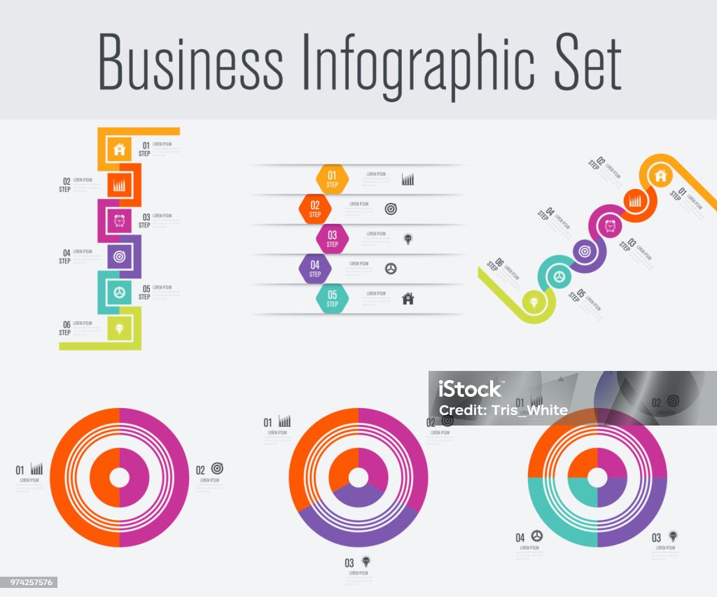 Satz Mit Infografiken Stock Vektor Art und mehr Bilder von Abstrakt ... Satz Mit Infografiken Stock Vektor Art und mehr Bilder von Abstrakt ...
