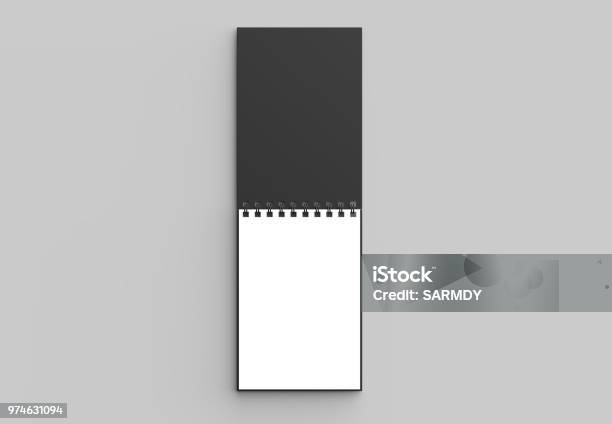Notebook Pengikat Spiral Dengan Penutup Hitam Mengejek Terisolasi Pada ... Notebook Pengikat Spiral Dengan Penutup Hitam Mengejek Terisolasi Pada ...
