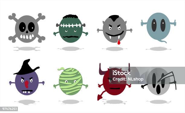 말풍선이 있는 Monsters 0명에 대한 스톡 벡터 아트 및 기타 이미지 0명 공포 무서움 등장인물 Istock