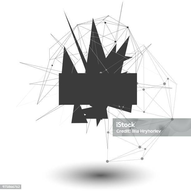 Fond De Illustrationpolygon Géométrie Vectorielle Résumé Des
