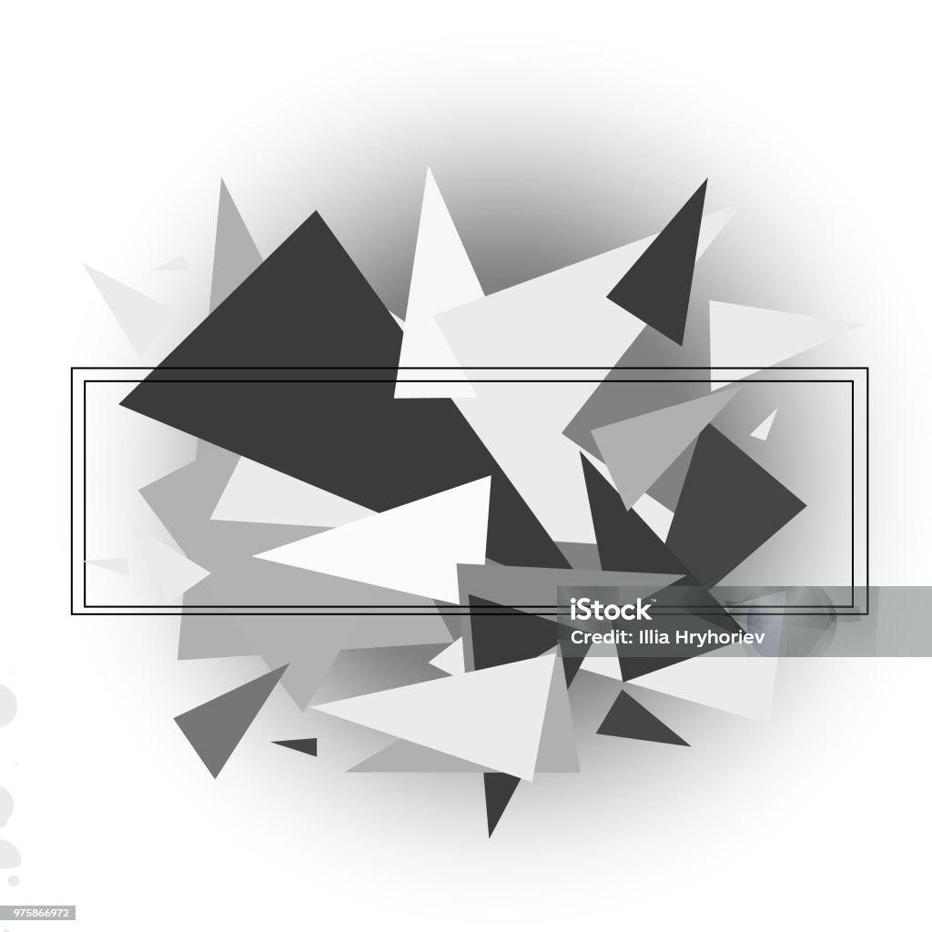 Ilustrasi Vektorpolygon Latar Belakang Geometri Abstrak Polygonal