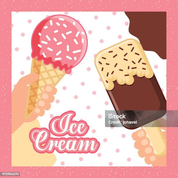 Ices 귀여운 비명 고스에 대한 스톡 벡터 아트 및 기타 이미지 고스 귀여운 달콤한 음식 Istock