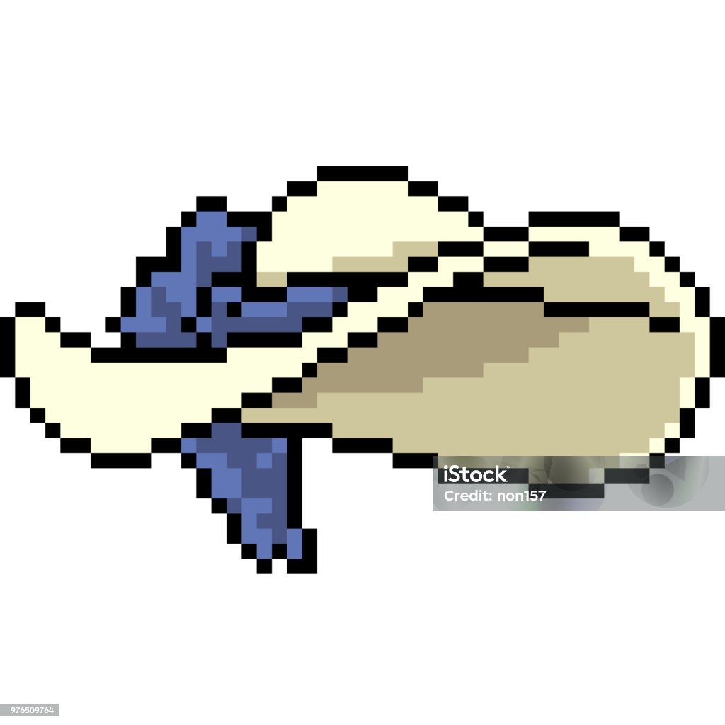 Vector Pixel Art Isolated Cartoon Stock Illustration Download Image