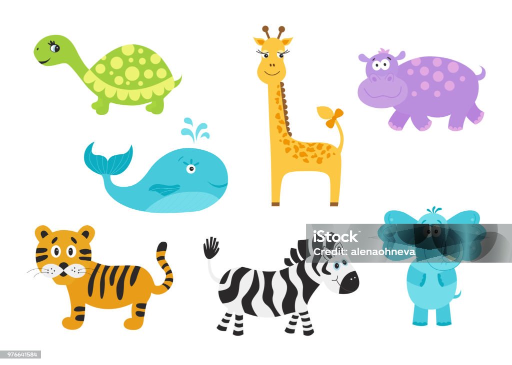 Jerapah Gajah Kuda Nil Kurakura Harimau Zebra Ikan Paus Untuk ... Jerapah Gajah Kuda Nil Kurakura Harimau Zebra Ikan Paus Untuk ...