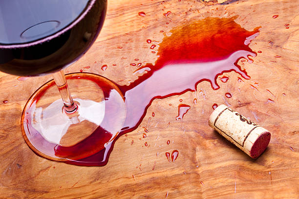 Free Stock Photo of Red wine spilled on white wooden table | Download ...