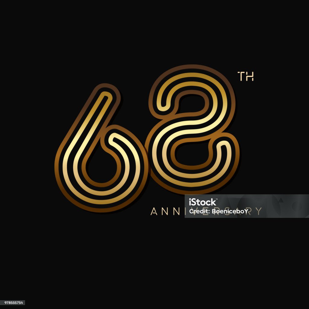 Logo Perayaan Ulang Tahun 68 Tahun Logo Ulang Tahun Dengan Warna Emas ... Logo Perayaan Ulang Tahun 68 Tahun Logo Ulang Tahun Dengan Warna Emas ...