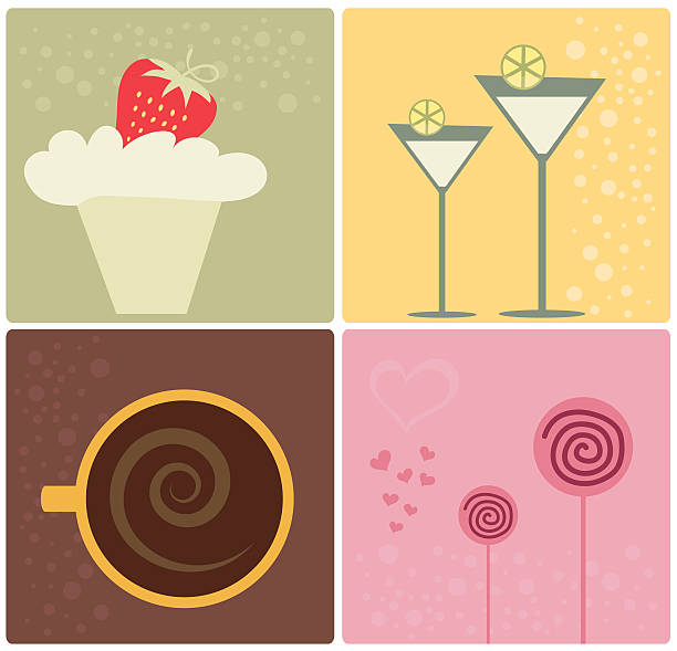 210 Strawberry Ice Cream Cone Clip Art Stock Illustrations Royalty