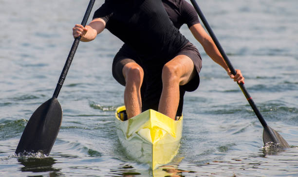 Free picture: canoe, athlete, kayak, oar, man, race, water, paddle ...
