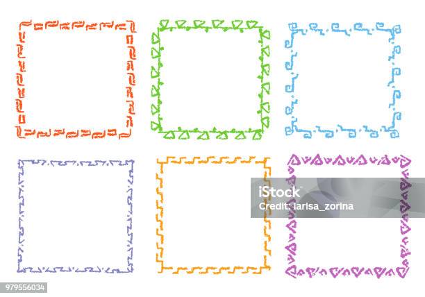 Crayon Tangan Menggambar Bingkai Persegi Set Kapur Elemen Hias Persegi ... Crayon Tangan Menggambar Bingkai Persegi Set Kapur Elemen Hias Persegi ...