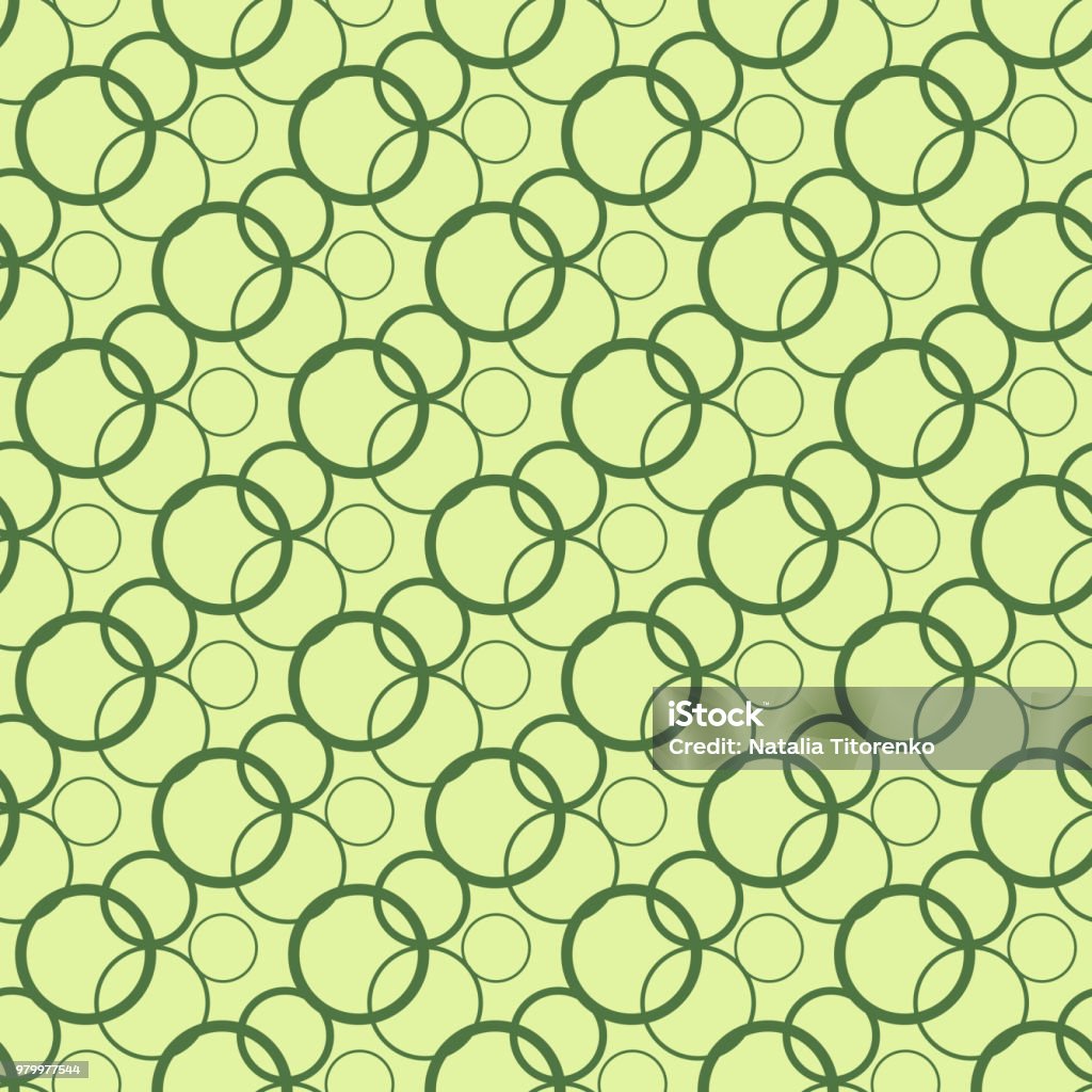 Geometric Seamless Pattern Circles Stock Illustration Download Image
