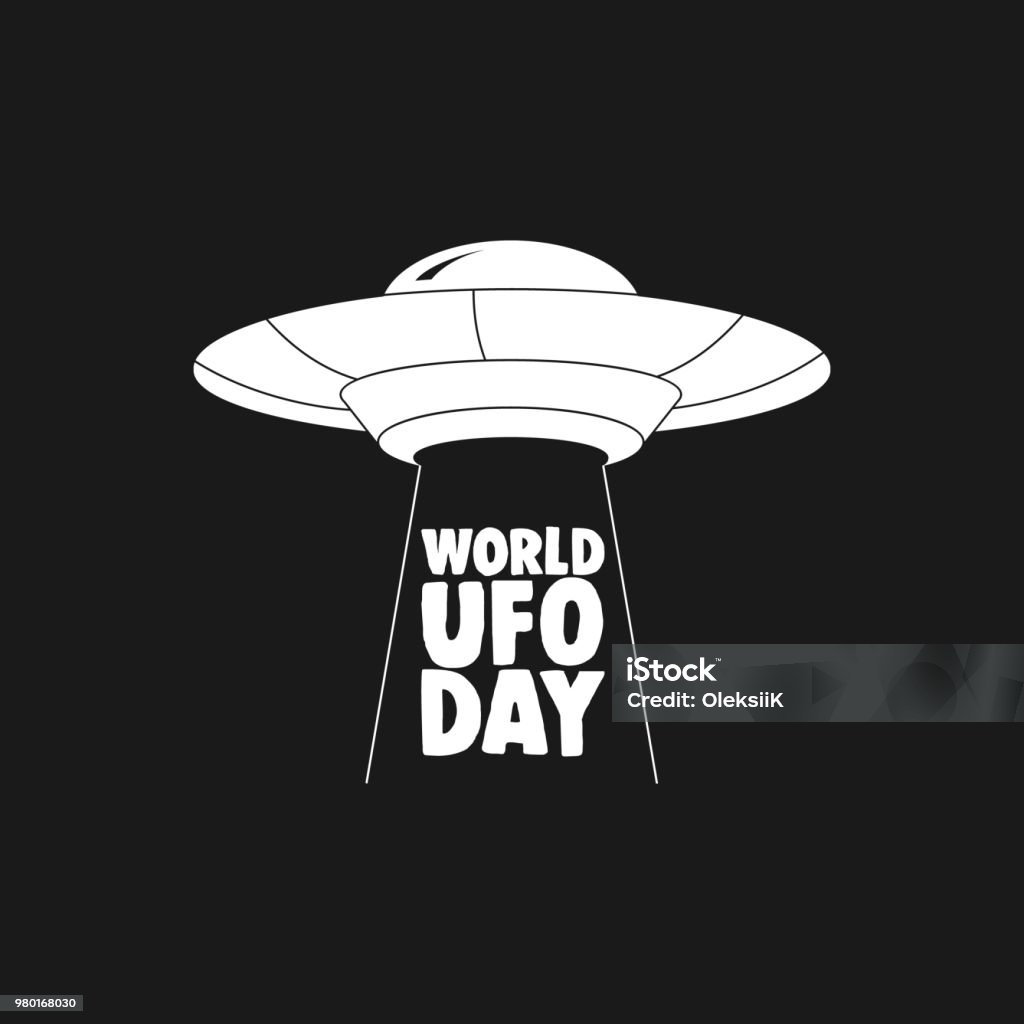 Ufo 世界日飛碟飛碟圖示被隔離在白色背景向量圖形及更多不明飛行物體圖片 不明飛行物體 太陽光線 交通方式 Istock