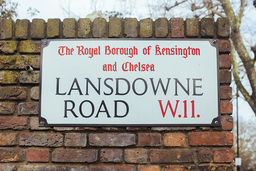 Lansdowne도로에 거리 이름 표시 영국에 대한 스톡 사진 및 기타 이미지 영국 거리 거리 이름 팻말 Istock