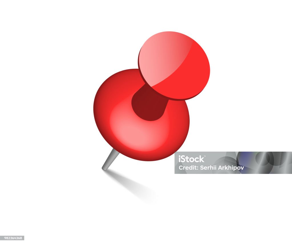 Push Pin Thumbtack Top View Stock Illustration - Download Image Now ... Push Pin Thumbtack Top View Stock Illustration - Download Image Now ...