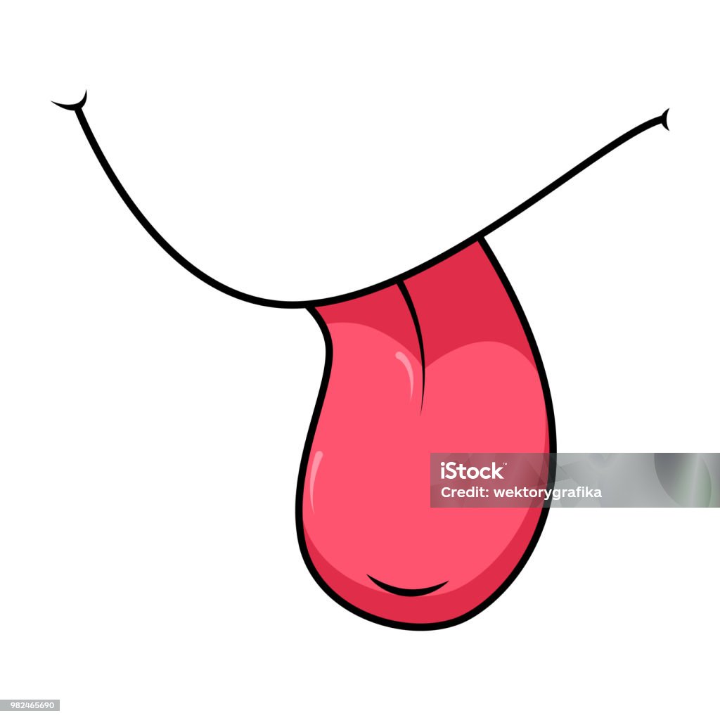 Smile Mouth For Comic Book Character Cartoon Vector Design Isolated On