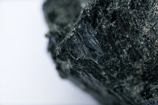 Hornblende 광물 샘플 스튜디오 촬영 가벼운 현미경 검사 법 0명에 대한 스톡 사진 및 기타 이미지 0명 각섬석