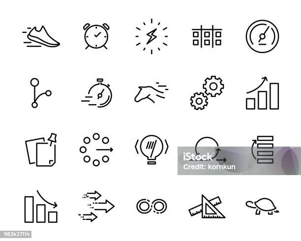 Vetores De Conjunto Simples De Ícone De Linha Do Vetor Conter Tal Icon