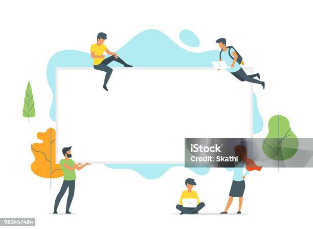 Siluet Orang Dalam Pose Yang Berbeda Ilustrasi Stok Unduh Gambar