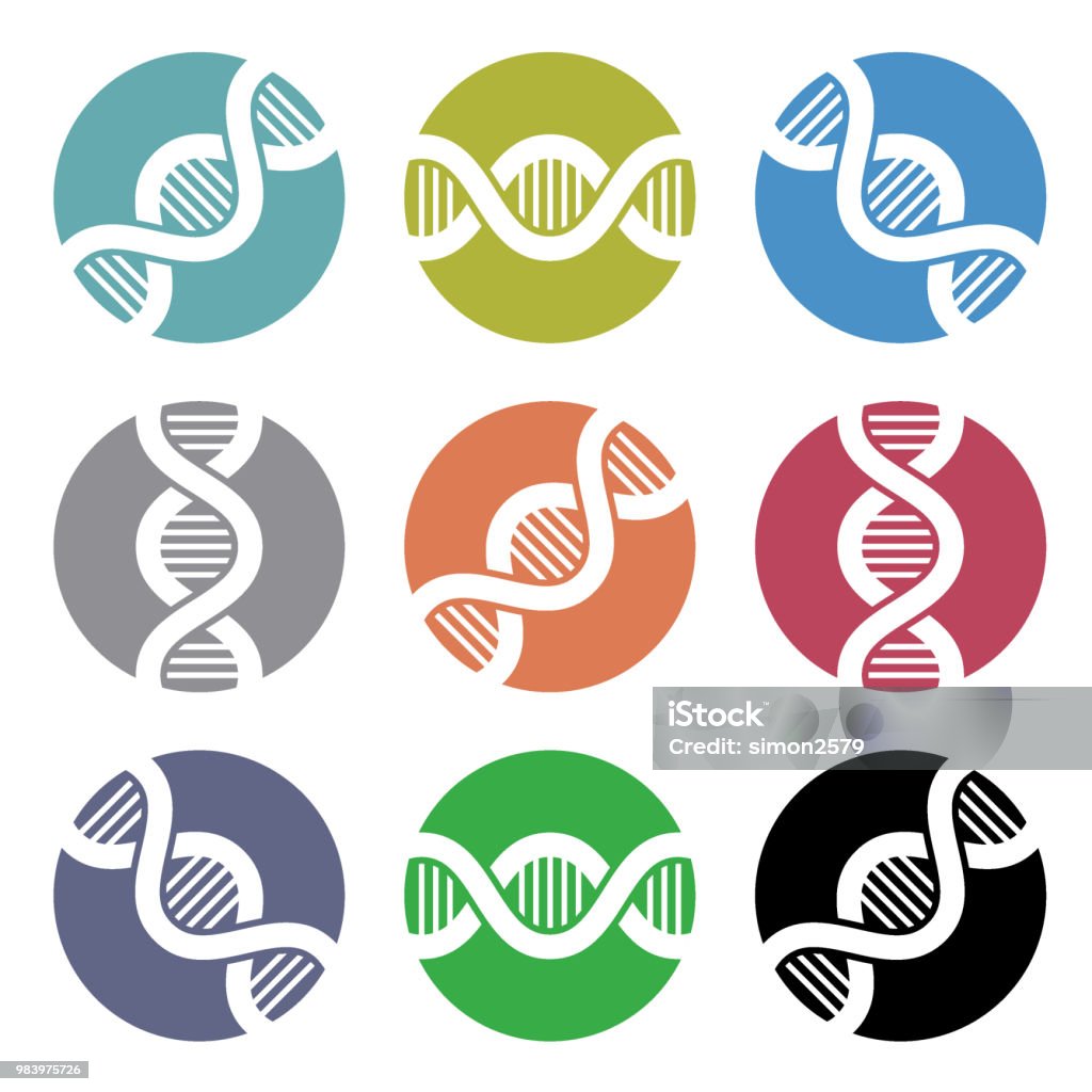 Dna 符號圖示設計向量圖形及更多圖示圖片 圖示 Dna 測試 螺旋 Istock