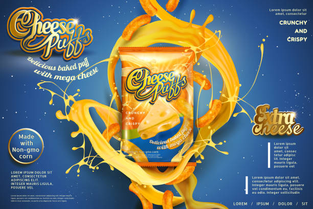 Cheese Curls Clipart