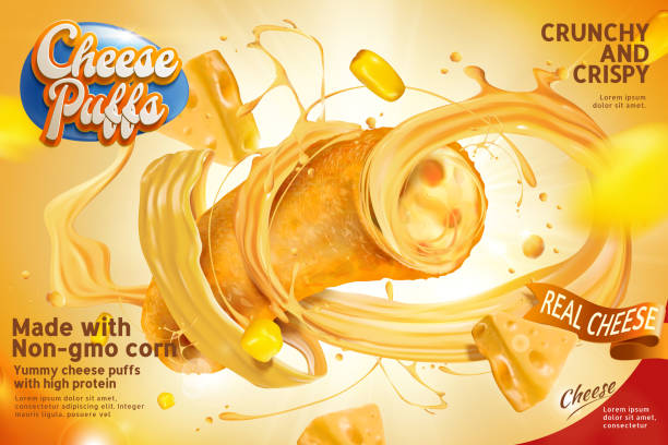 Cheese Curls Clipart