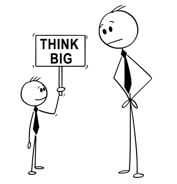 500 Big Vs Small Business Illustrations Stock Illustrations Royalty