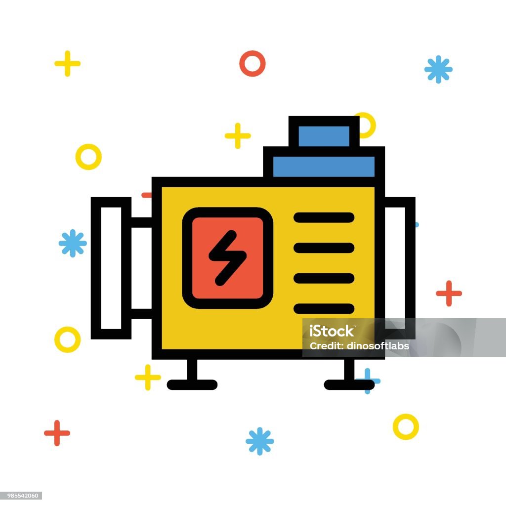 Power Plant Stock Illustration Download Image Now Backgrounds