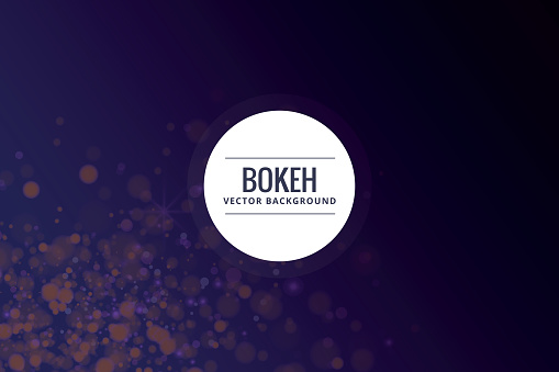 Bokeh와 블러 벡터 추상적인 배경 개념에 대한 스톡 벡터 아트 및 기타 이미지 개념 검은색 곡선 Istock