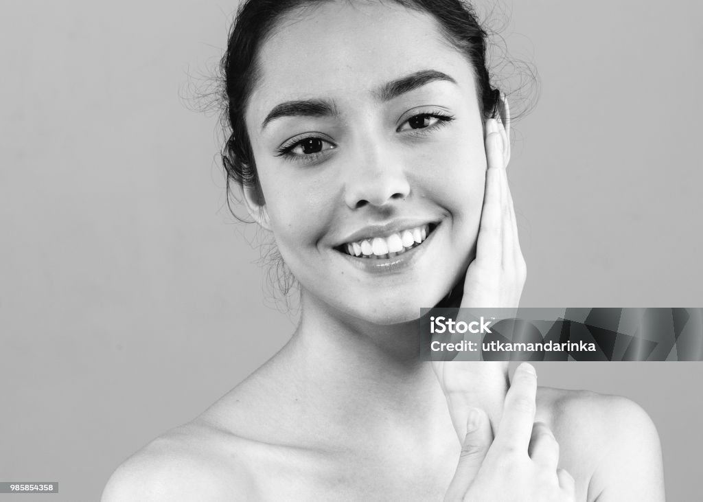 Beauty Woman Face Portrait Beautiful Model Girl With Perfect Fresh