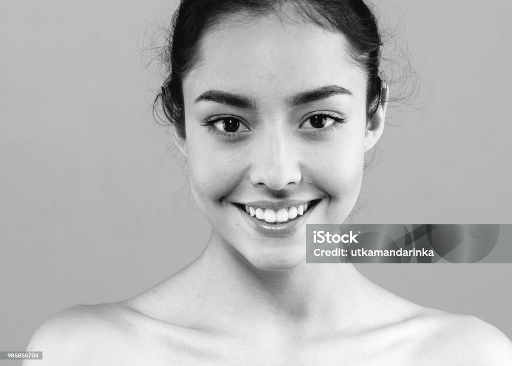 Beauty Woman Face Portrait Beautiful Model Girl With Perfect Fresh