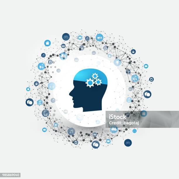 Konsep Machine Learning Kecerdasan Buatan Dan Desain Jaringan Ilustrasi ... Konsep Machine Learning Kecerdasan Buatan Dan Desain Jaringan Ilustrasi ...