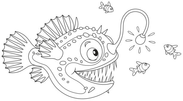 50+ Anglerfish Coloring Page Stock Illustrations, Royalty-Free Vector ... 50+ Anglerfish Coloring Page Stock Illustrations, Royalty-Free Vector ...