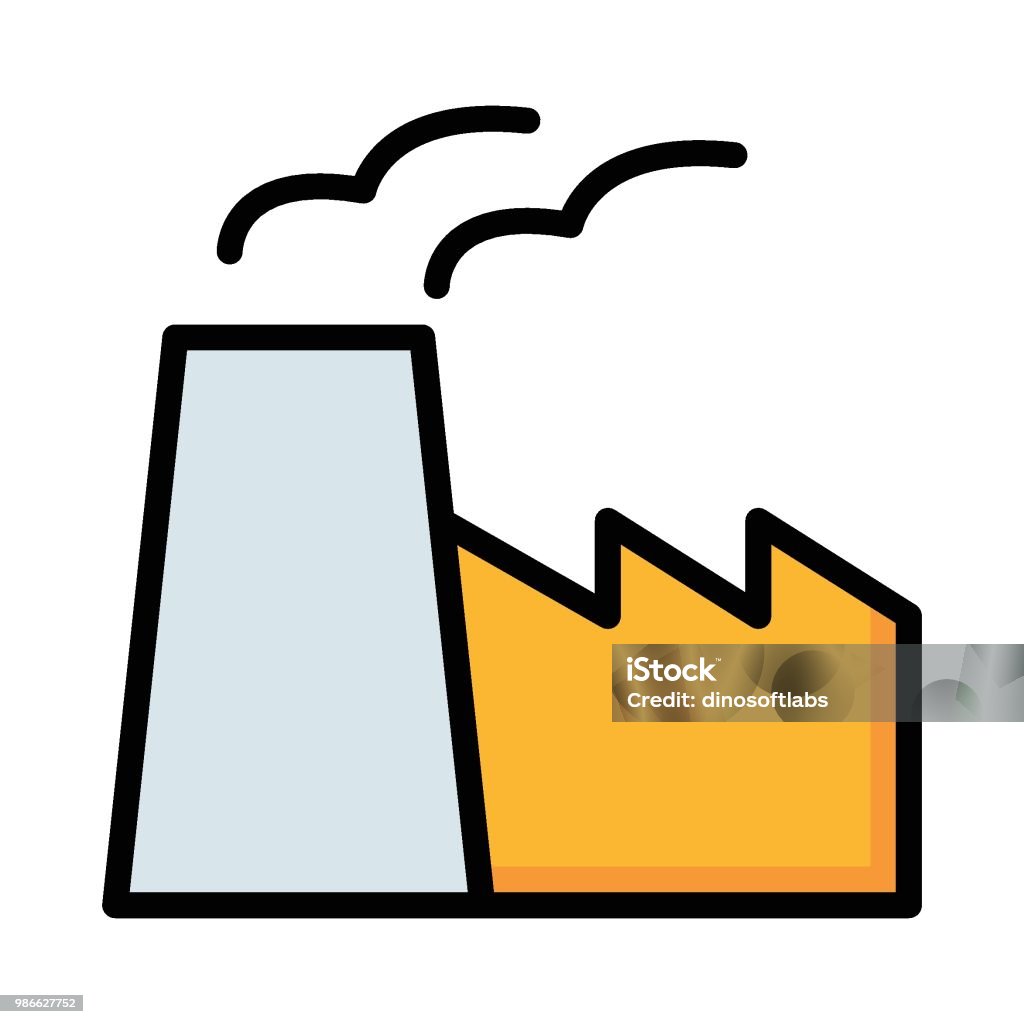 Power Plant Stock Illustration Download Image Now Architecture Art