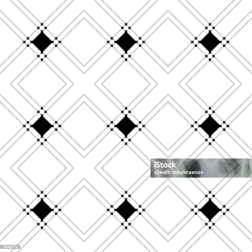 Seamless Grid Pattern Stock Illustration Download Image Now