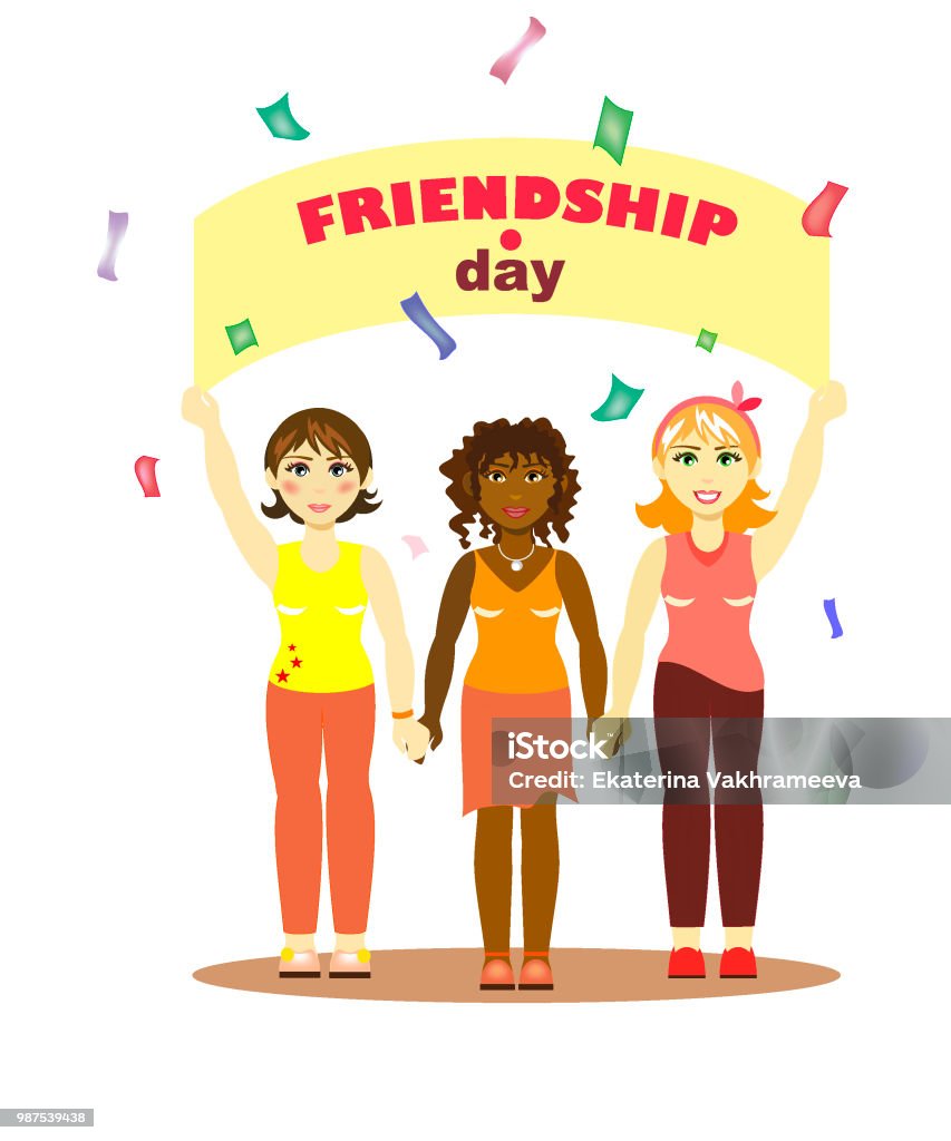 Friendship Day Stock Illustration Download Image Now Adult African