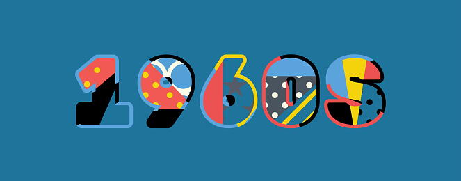 1960 年代のコンセプト ワード アートの図 1960~1969年のベクターアート素材や画像を多数ご用意 1960~1969年